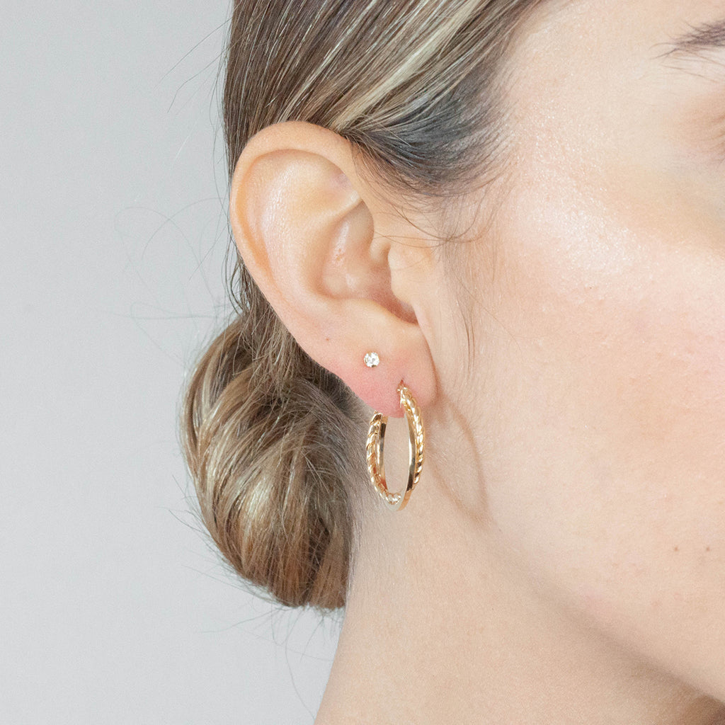 Double Braided Hoops – Juliet Aurel