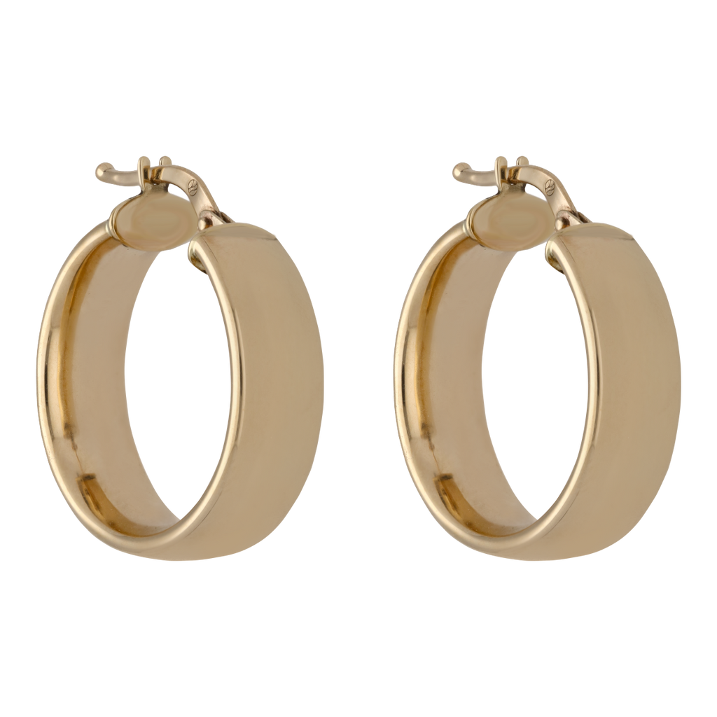 Classic Bold Hoops – Juliet Aurel